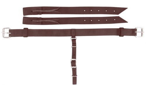Brown Nylon Pony Back Cinch – Twisted T Tack