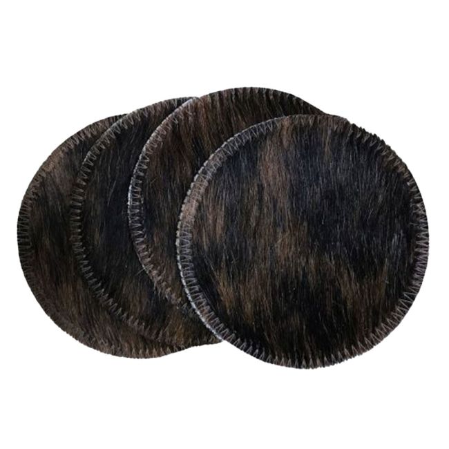 Hair on Hide Coaster – Twisted T Tack