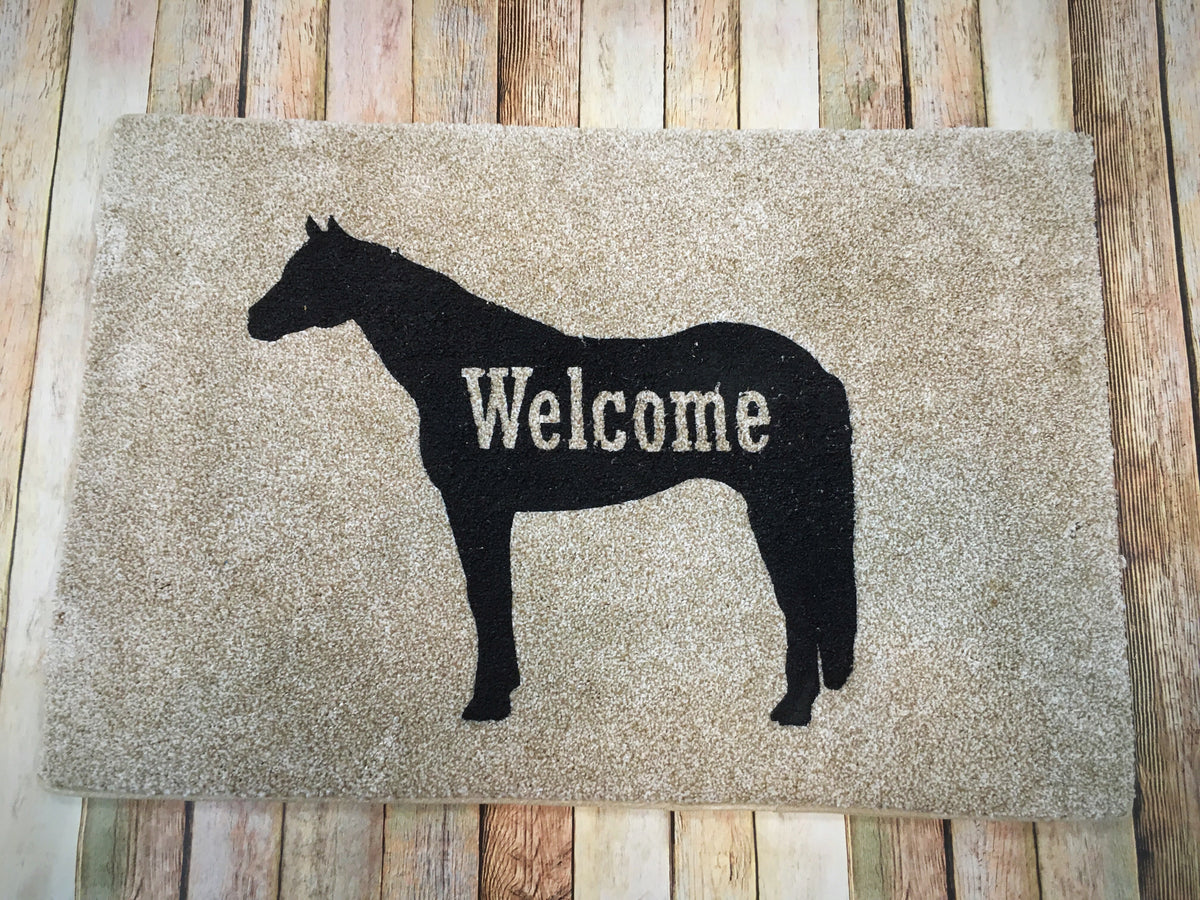 Standing Horse Welcome Mat – Twisted T Tack