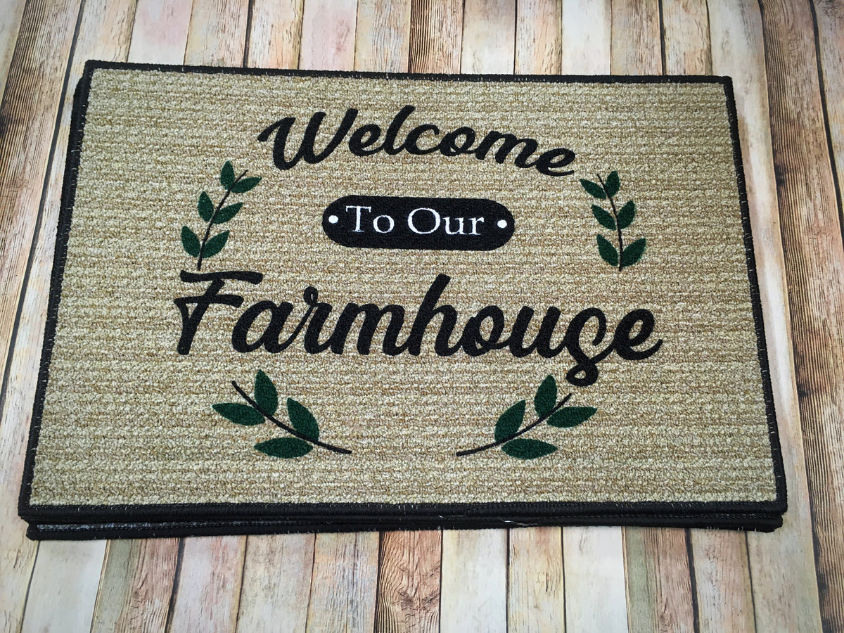 Farmhouse Welcome Mat – Twisted T Tack